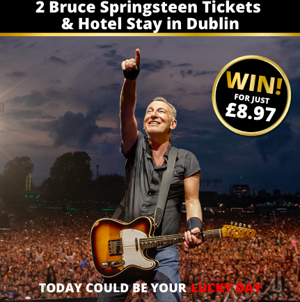 2 Bruce Springsteen Tickets & Hotel Stay in Dublin #4 - Lucky Day ...