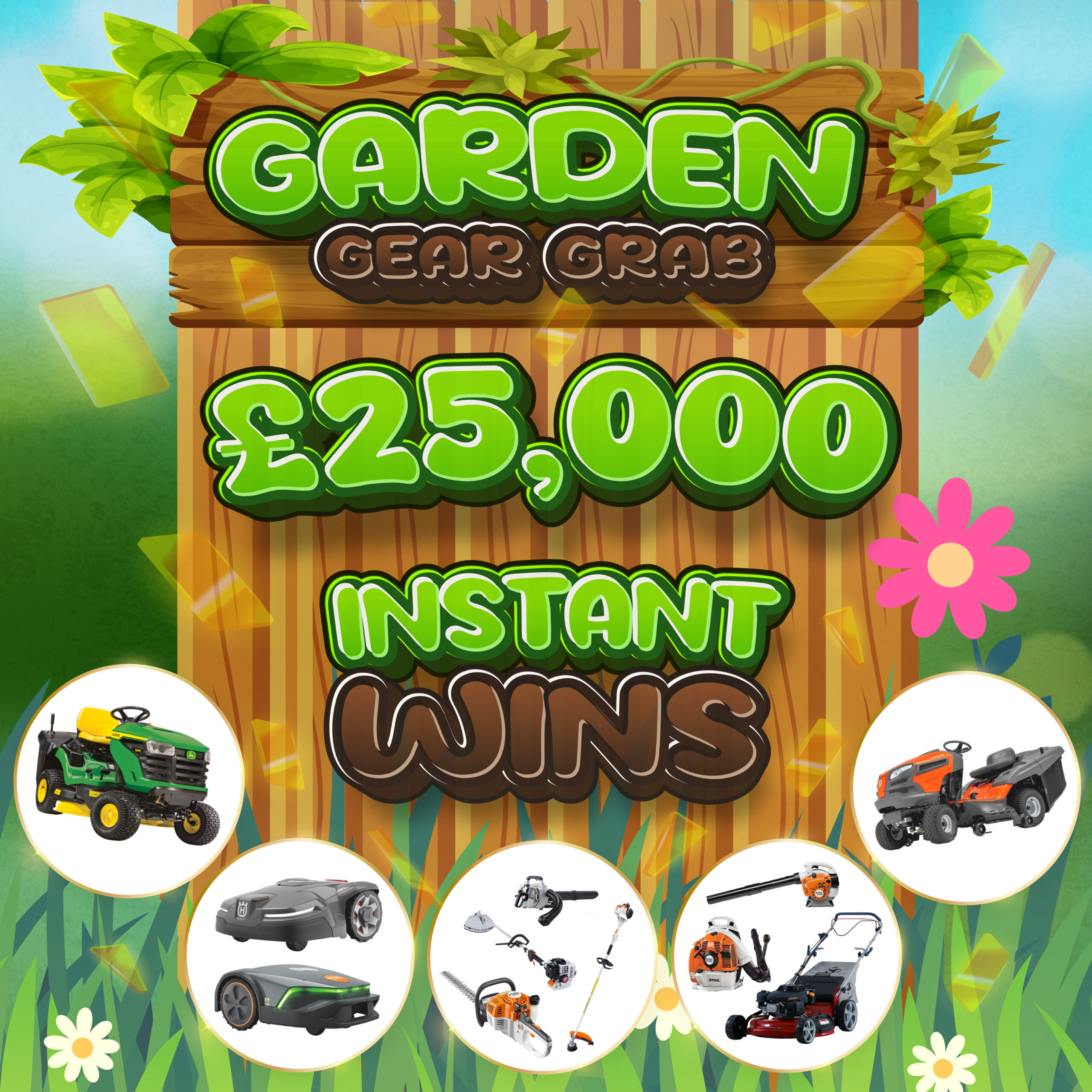 Garden Gear Grab Instant Wins - Lucky Day Competitions