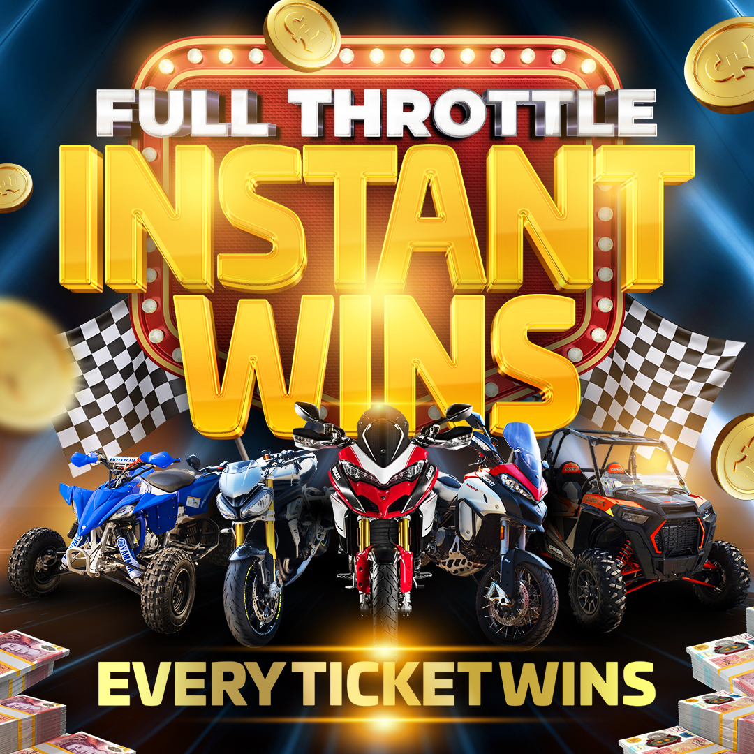 Full Throttle Instant Wins – Every Ticket Wins! - Lucky Day Competitions